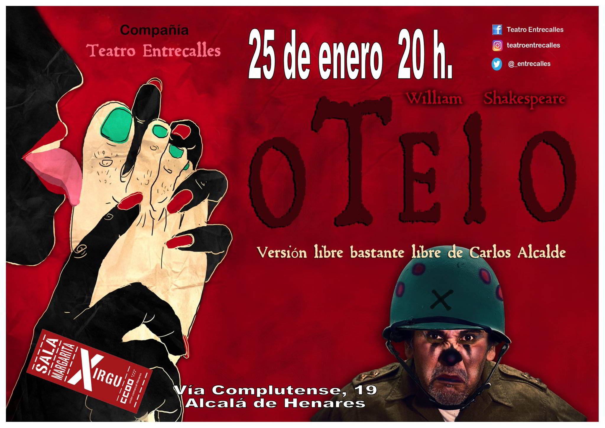Otelo en la Sala Margarita Xirgú